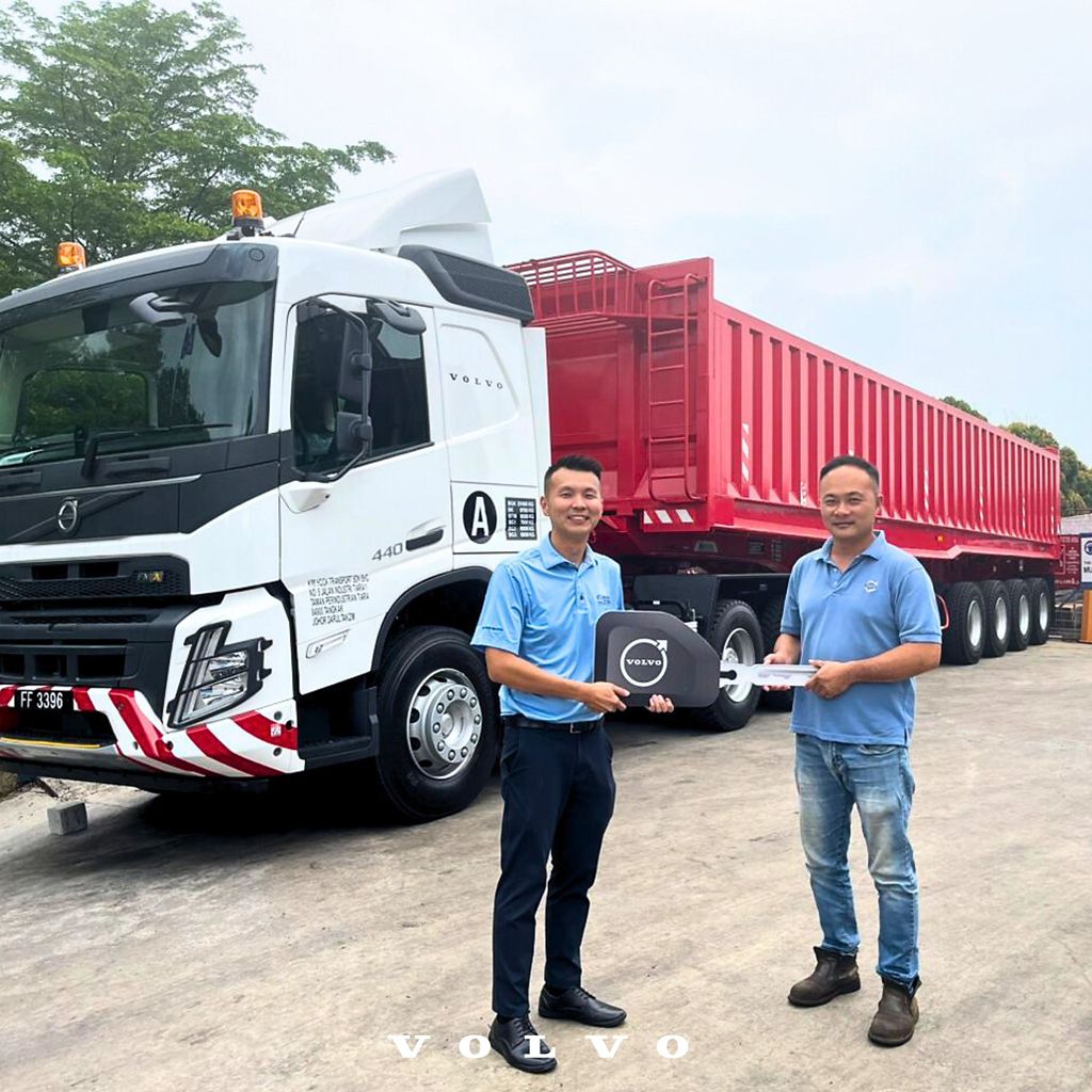 Kim Hock Transport Sdn Bhd ventures into success with the arrival of the Volvo FMX from Volvo ...